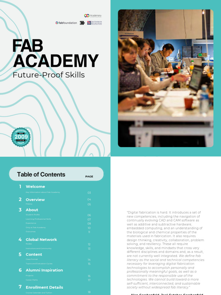 Fab Academy: Future Skills for 2024-2025 | PDF | Learning | Mentorship
