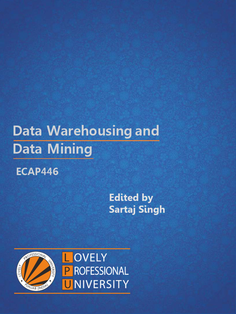 7931 Ecap446 Data Warehousing and Data Mining | PDF | Data Warehouse | Databases