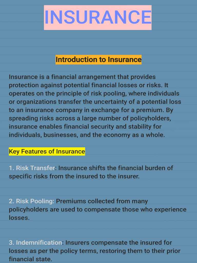 Insurance | PDF