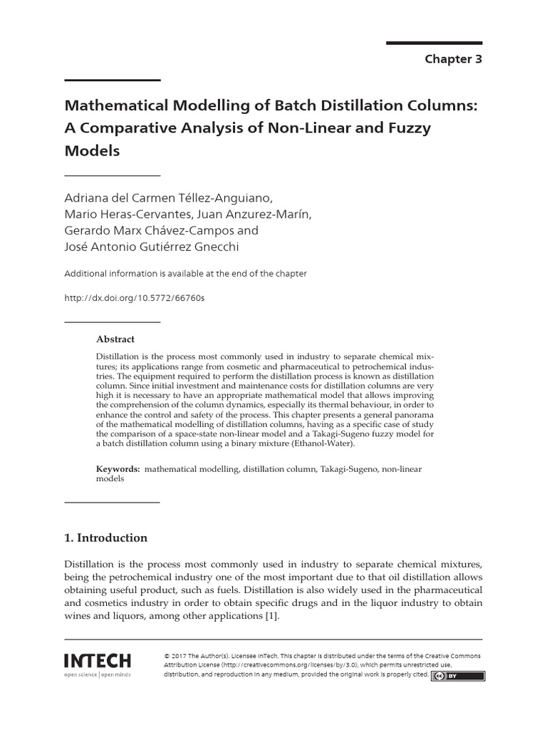 Distilation Coloum Mathematical Modelling | PDF | Distillation | Scientific Phenomena
