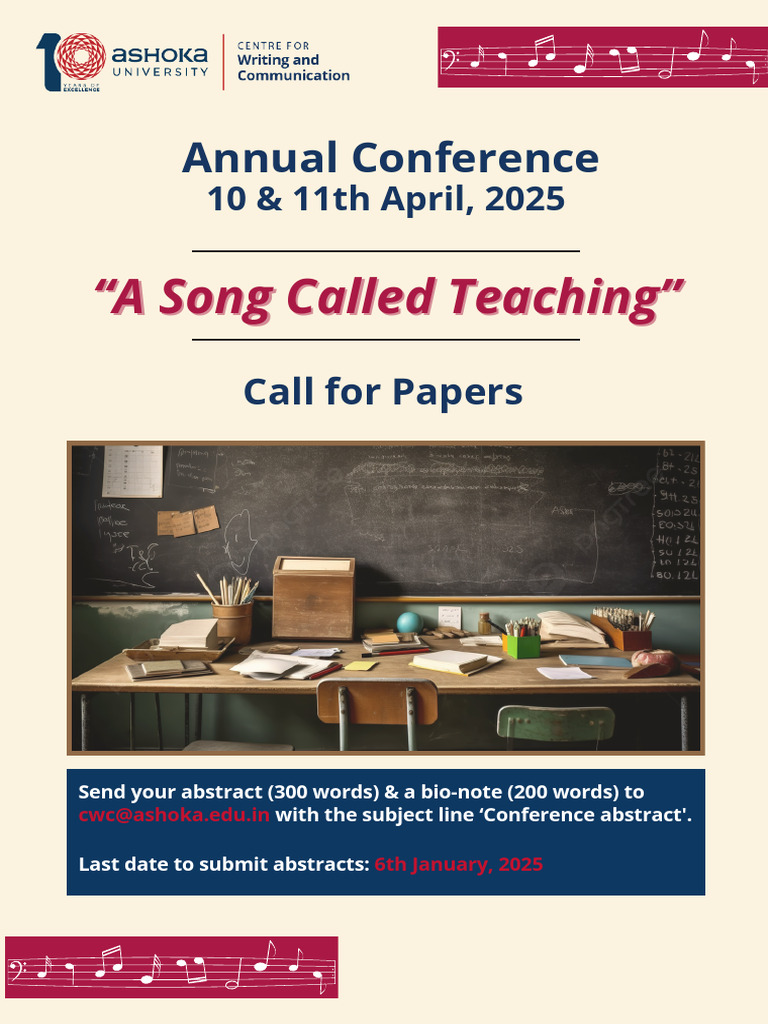 A Song Called Teaching - CFP | PDF | Teachers | Pedagogy
