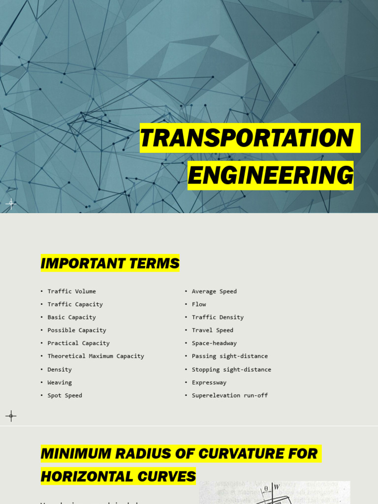 Transportation Engineering | PDF | Speed | Traffic