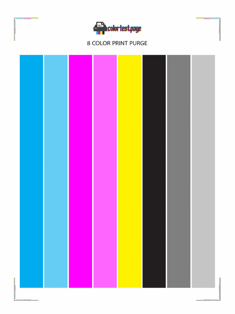 8 Color Purge File | PDF