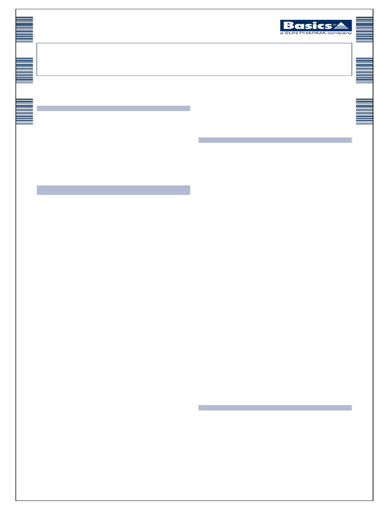 Cefurox Basics: Usage and Precautions | PDF | Dose (Biochemistry ...