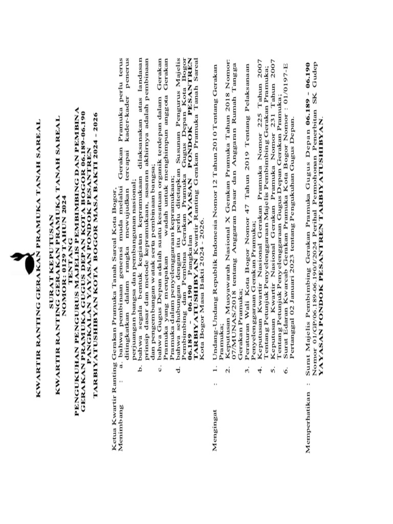 Permohonan SK YATASHI-Revisi | PDF