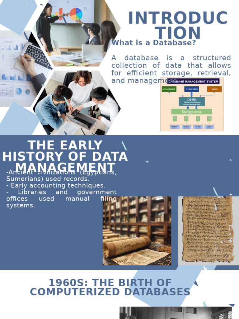 Timeline of Database Evolution | PDF
