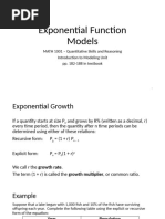 Appc 2.5.a Packet | PDF | Function (Mathematics) | Exponential Function