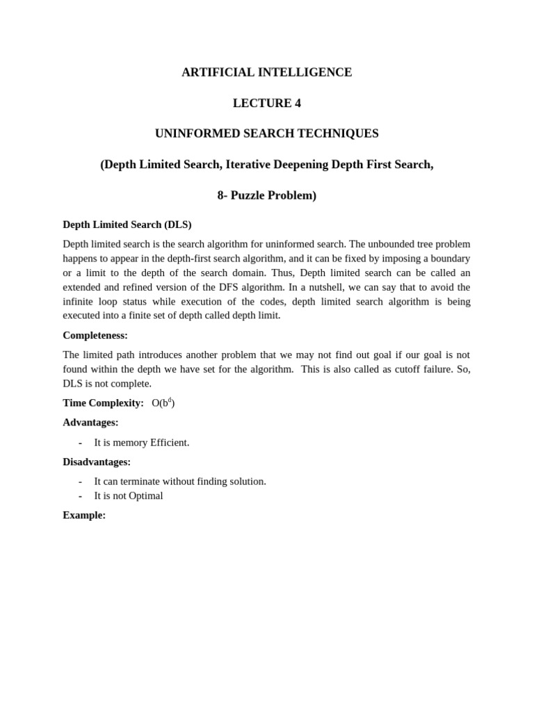 4-Lecture4-AI | PDF | Computational Problems | Theoretical Computer Science