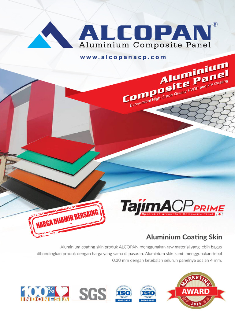 Alcopan Tajima E Catalog New | PDF