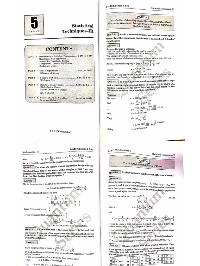 Quantum M4 Unit 5 | PDF
