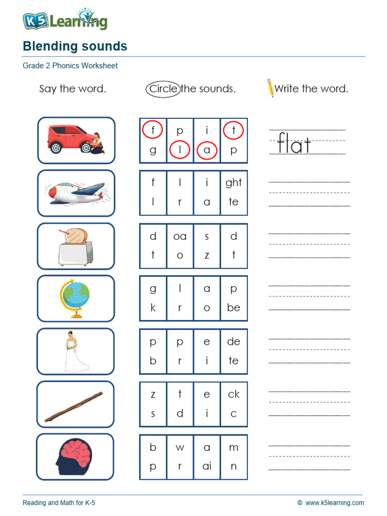 Grade 2 Blend Sounds 9jz | PDF