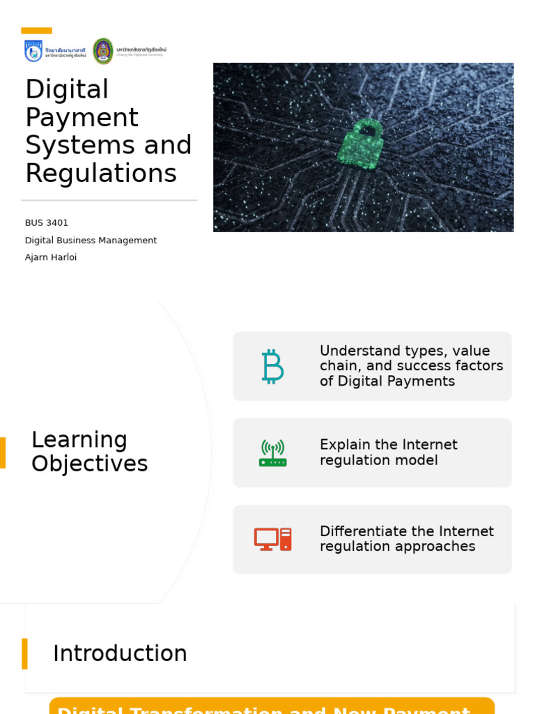 Digital Payment Systems & Regulations Guide | PDF