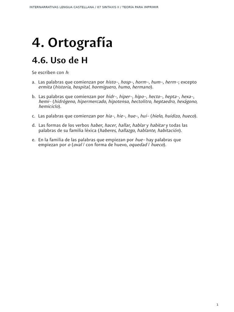 07 Sintaxis II - Teoría para Imprimir | PDF | Asunto (gramática) | Predicado (Gramática)