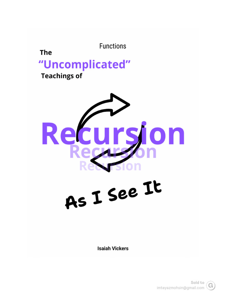 Understanding Recursion Basics | PDF | Control Flow | Software Development