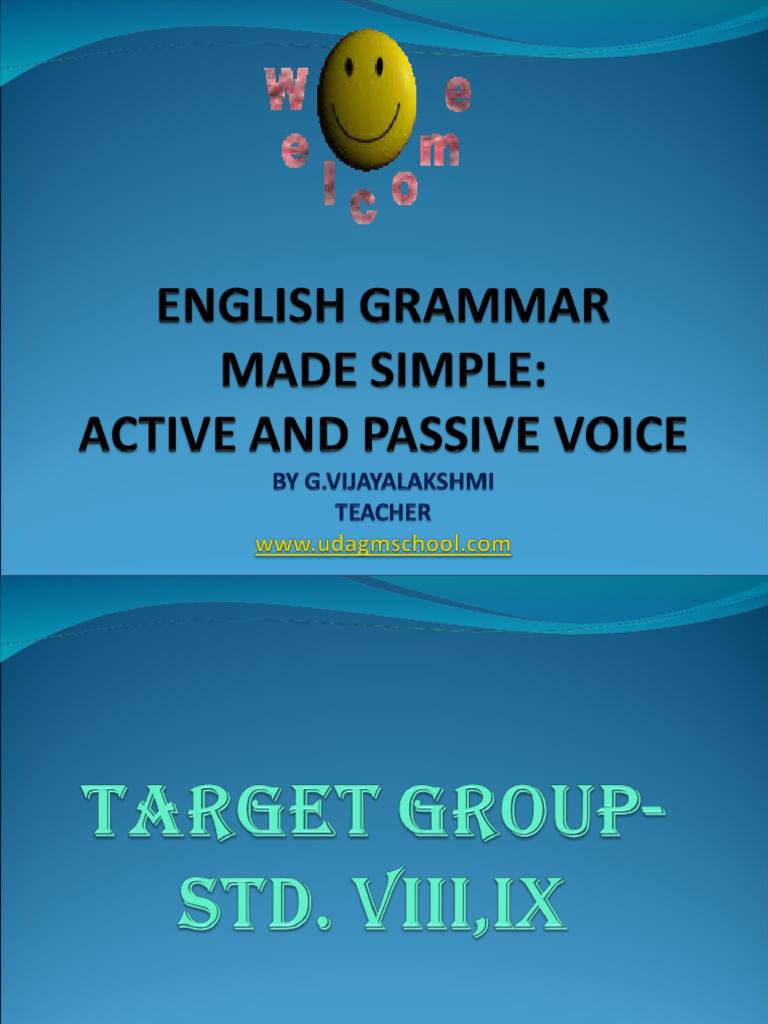 Understanding Active and Passive Voice | PDF | Subject (Grammar ...