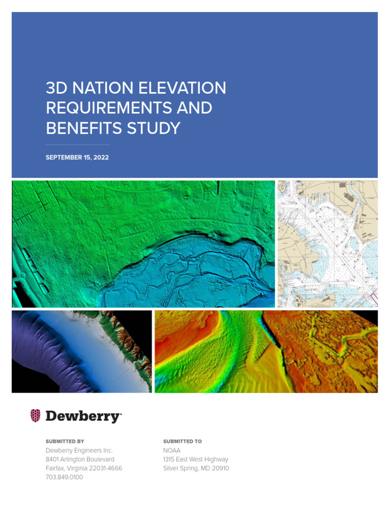 3D Nation Study Final Report | PDF | Topography | Lidar