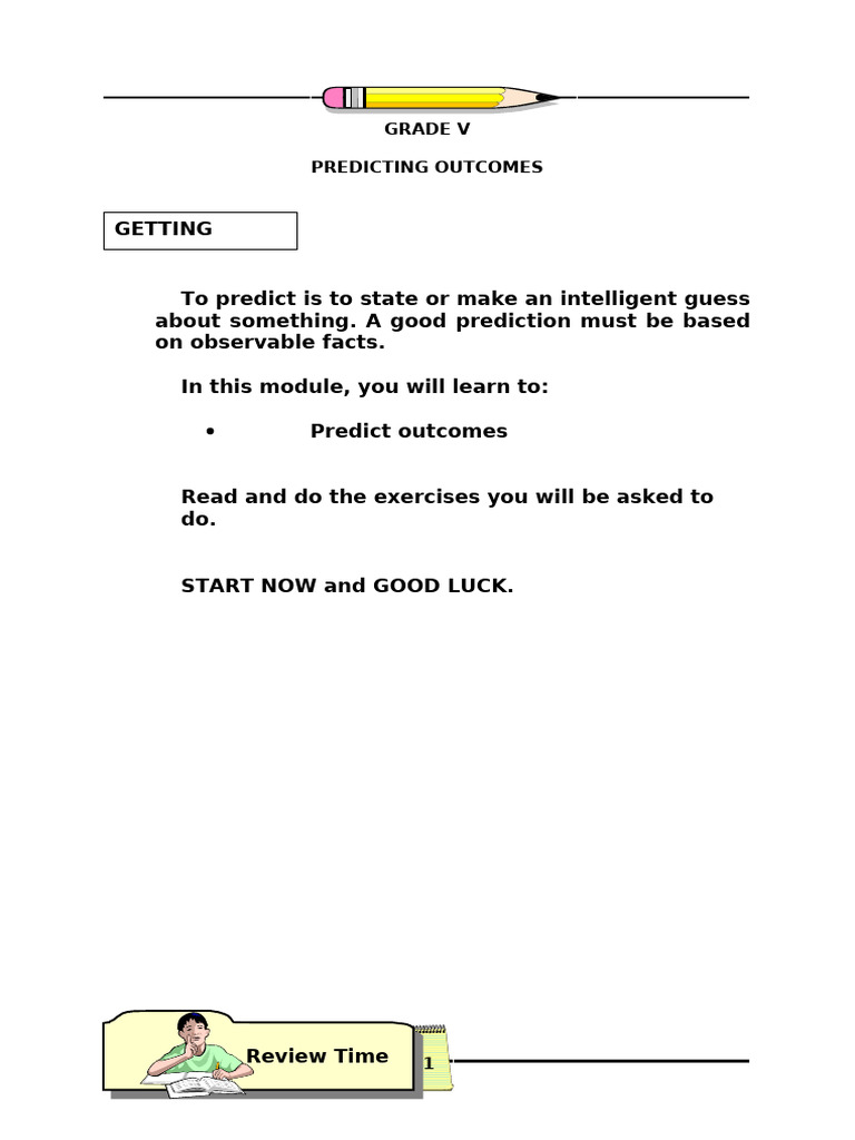 11-Predicting Outcomes | PDF