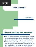 Effective Email Etiquette Guidelines | PDF | Email | Nonverbal ...