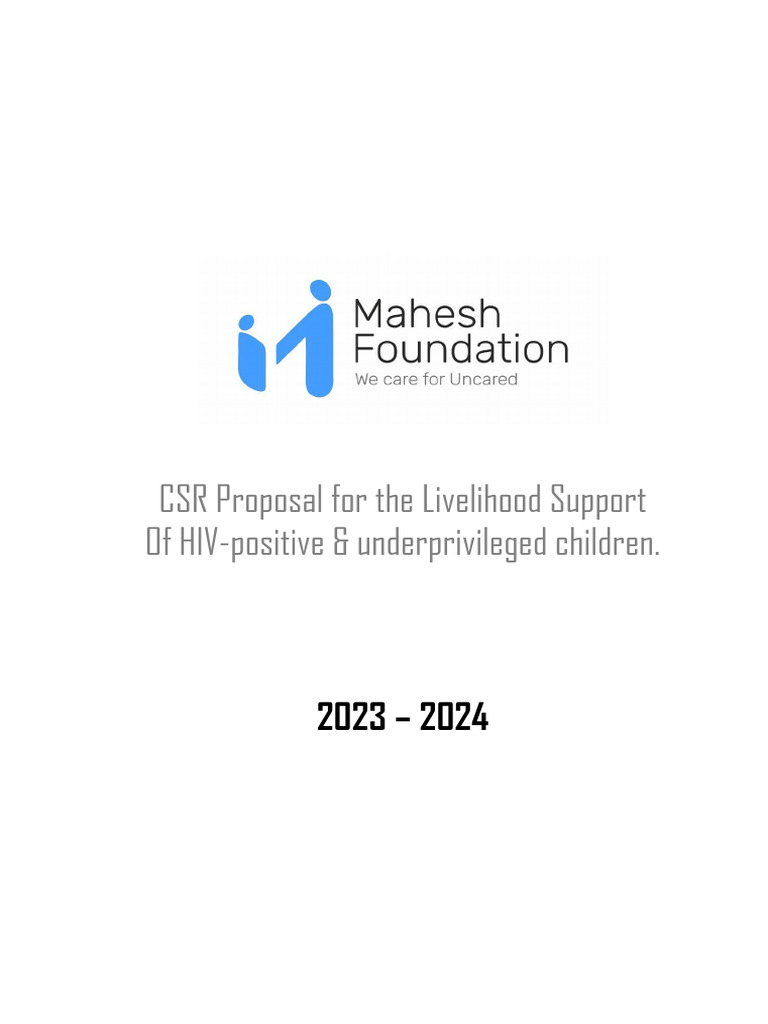 Liv Sample Proposal | PDF | Hiv/Aids | Social Stigma