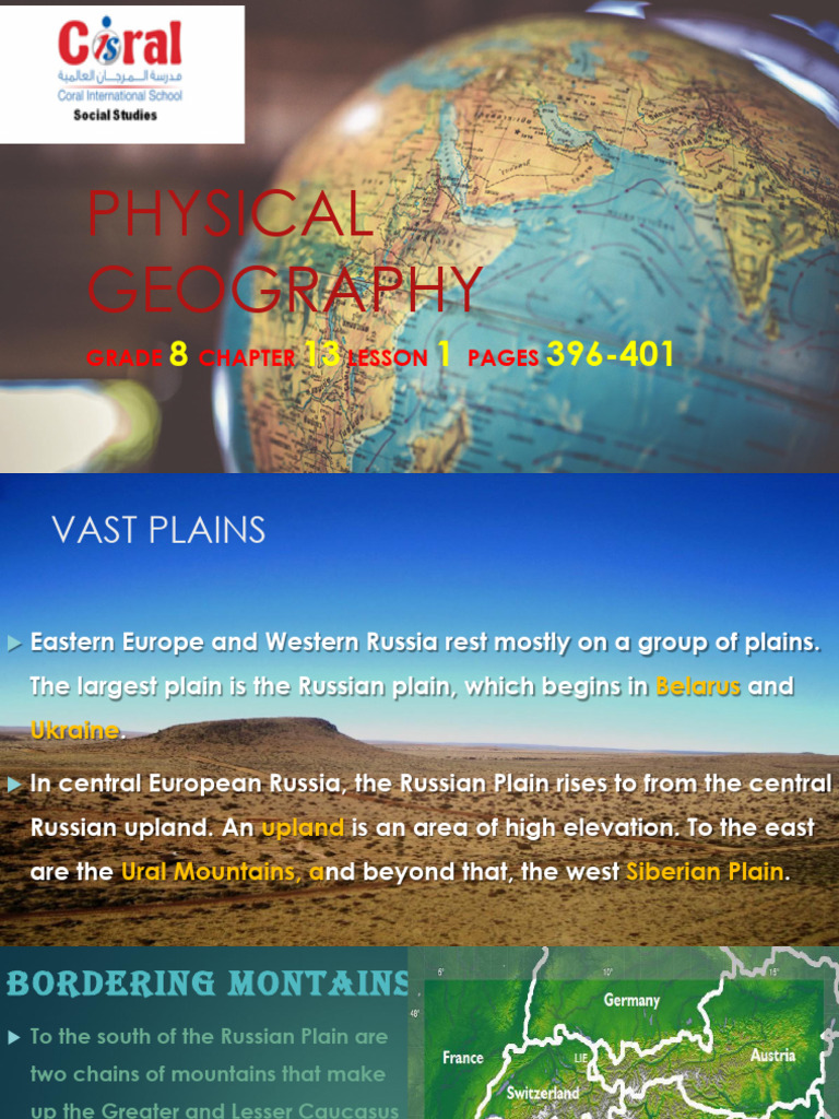Eastern Europe's Physical Geography Overview | PDF