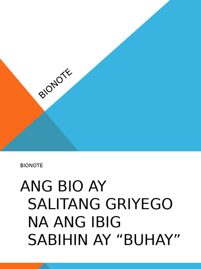 BIONOTE (4) | PDF