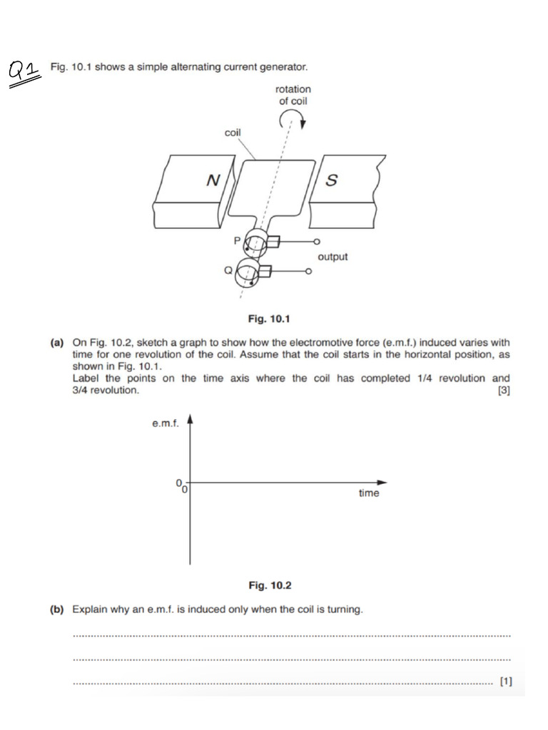 Electromagnetism Test | PDF