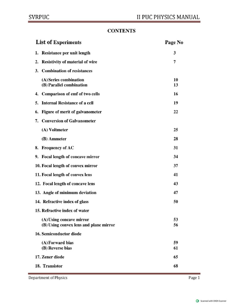 Manual physics | PDF