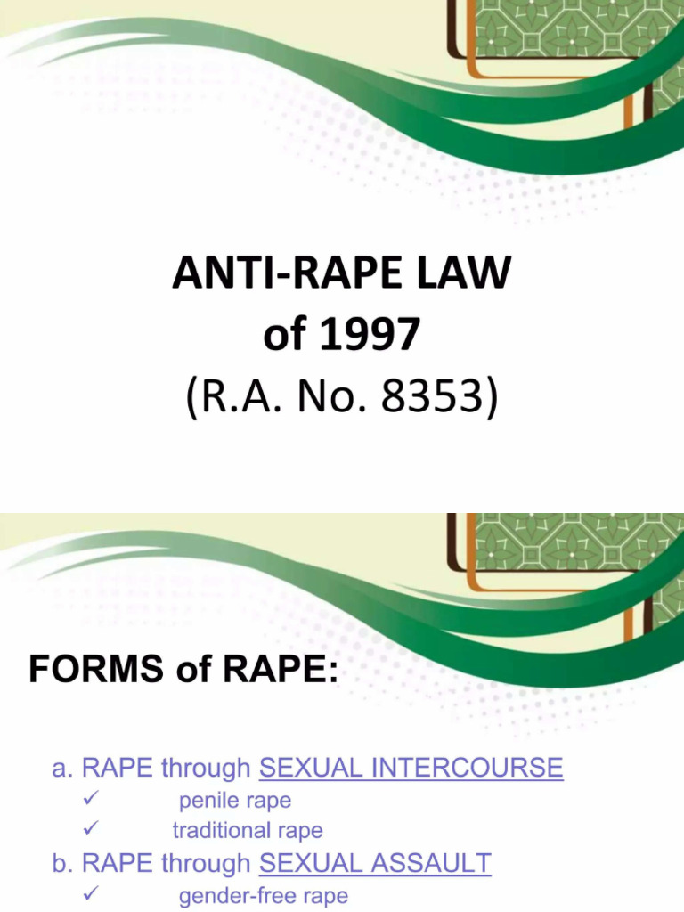 HRGP Report Anti-Rape | PDF