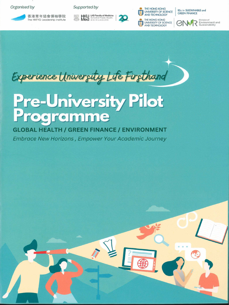 HKFYG Pre-University Pilot Programme | PDF