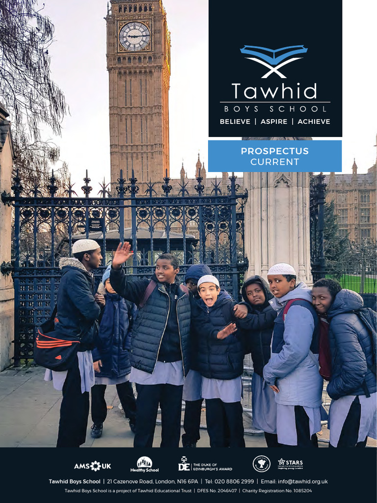 Tawhid Boys School Prospectus 2018 1 | PDF