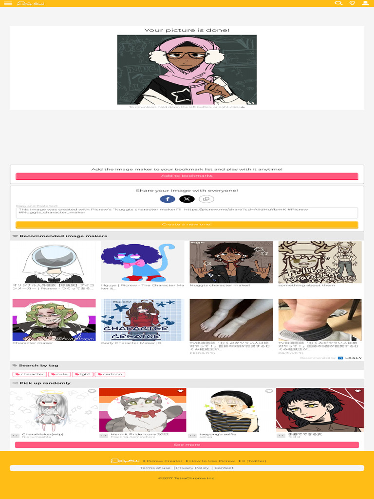 Nuggts Character Maker! Picrew - The Character Maker & Creator | PDF