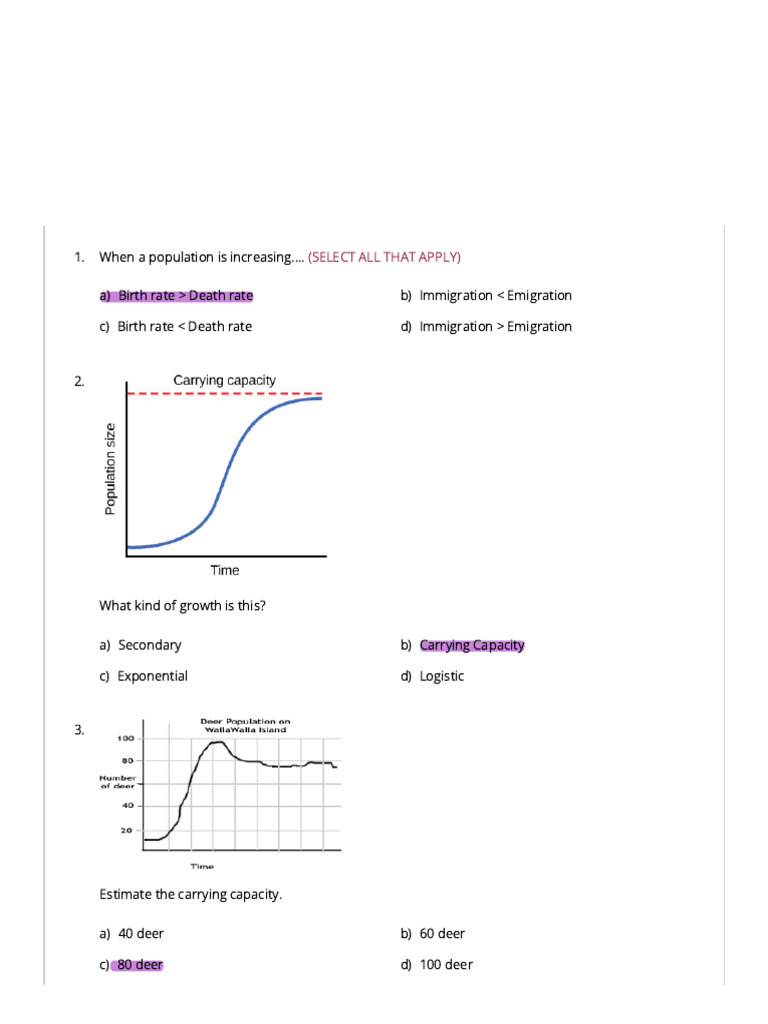 Ecosystem Dynamics Worksheet | PDF | Ecosystem | Invasive Species