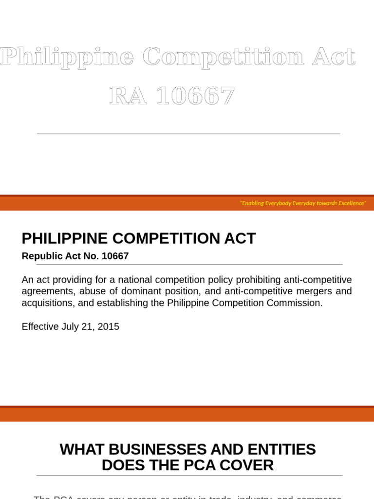Anti-Competition Act - Briefing - Slide - LEGAL | PDF | Business ...