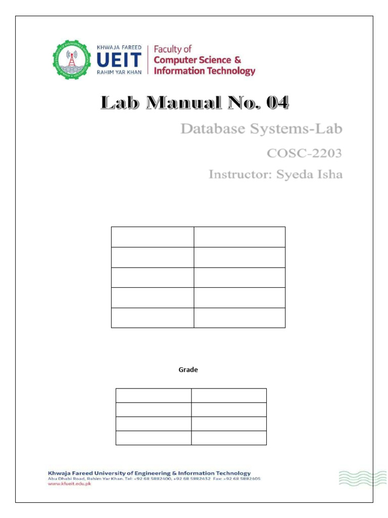 Lab DB 4 | PDF