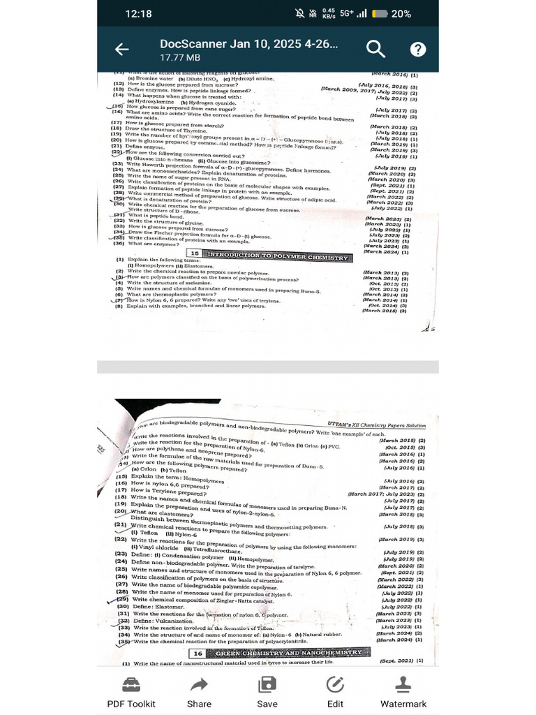 Introduction To Polymer | PDF