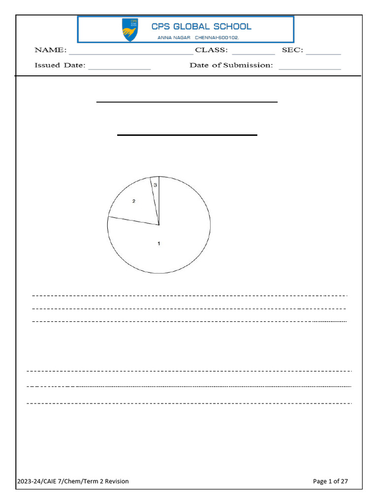 Grade 7 Chemistry Term 2 Revision Guide | PDF | Chemical Reactions | Sodium