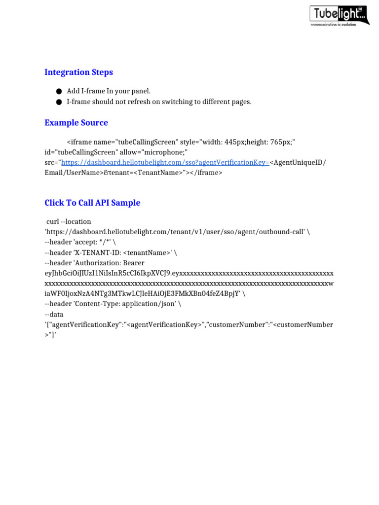 Integration Steps With Third Party | PDF
