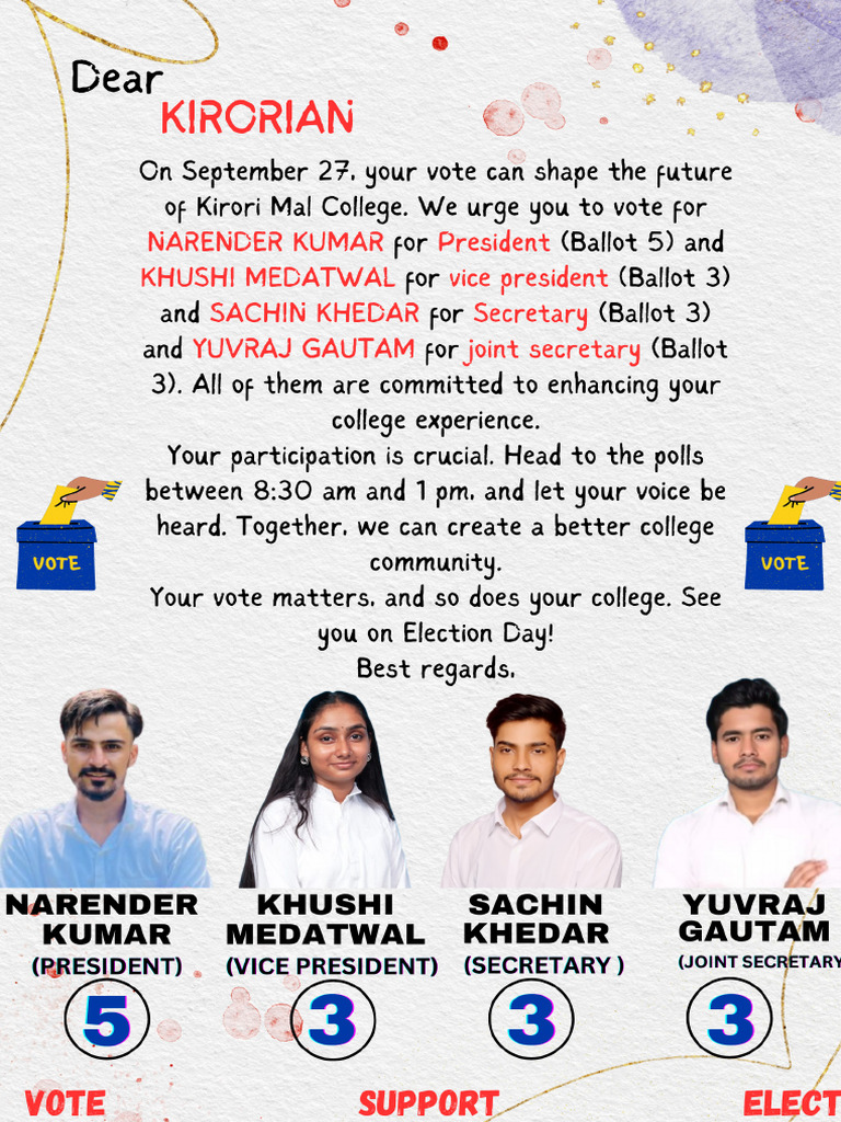 KMC Election Invitation 2024 | PDF