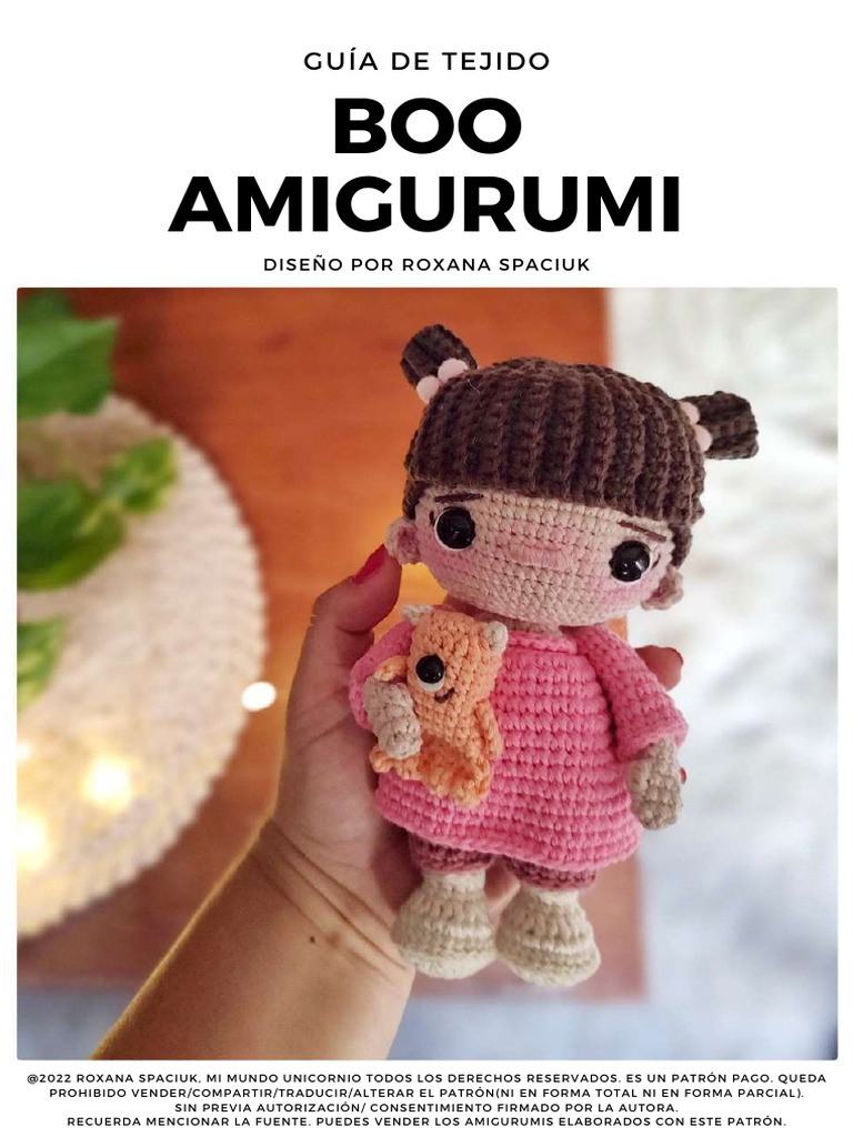 Patrón Amigurumi Muñeca Boo | PDF