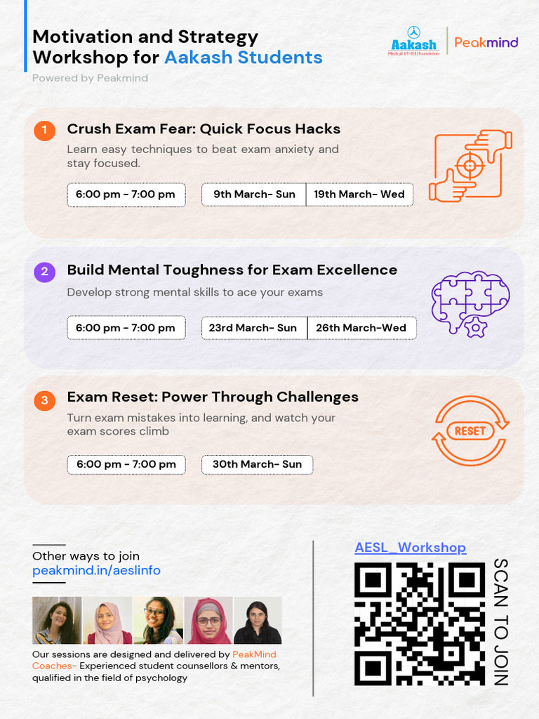 Student Workshop - March Poster | PDF