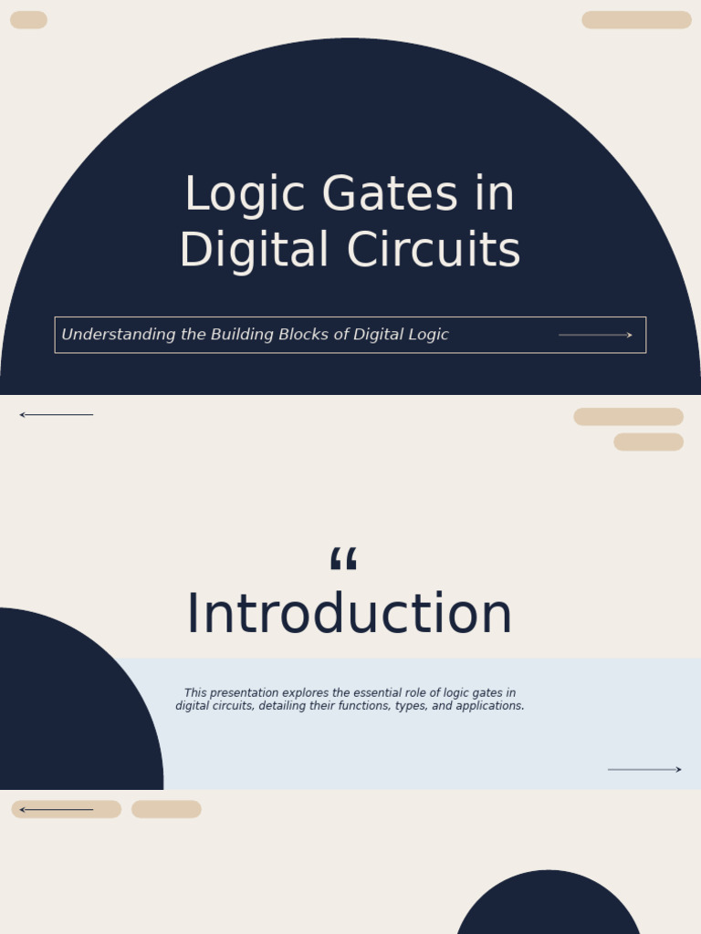 Logic Gates in Digital Circuits | PDF | Logic Gate | Digital Electronics