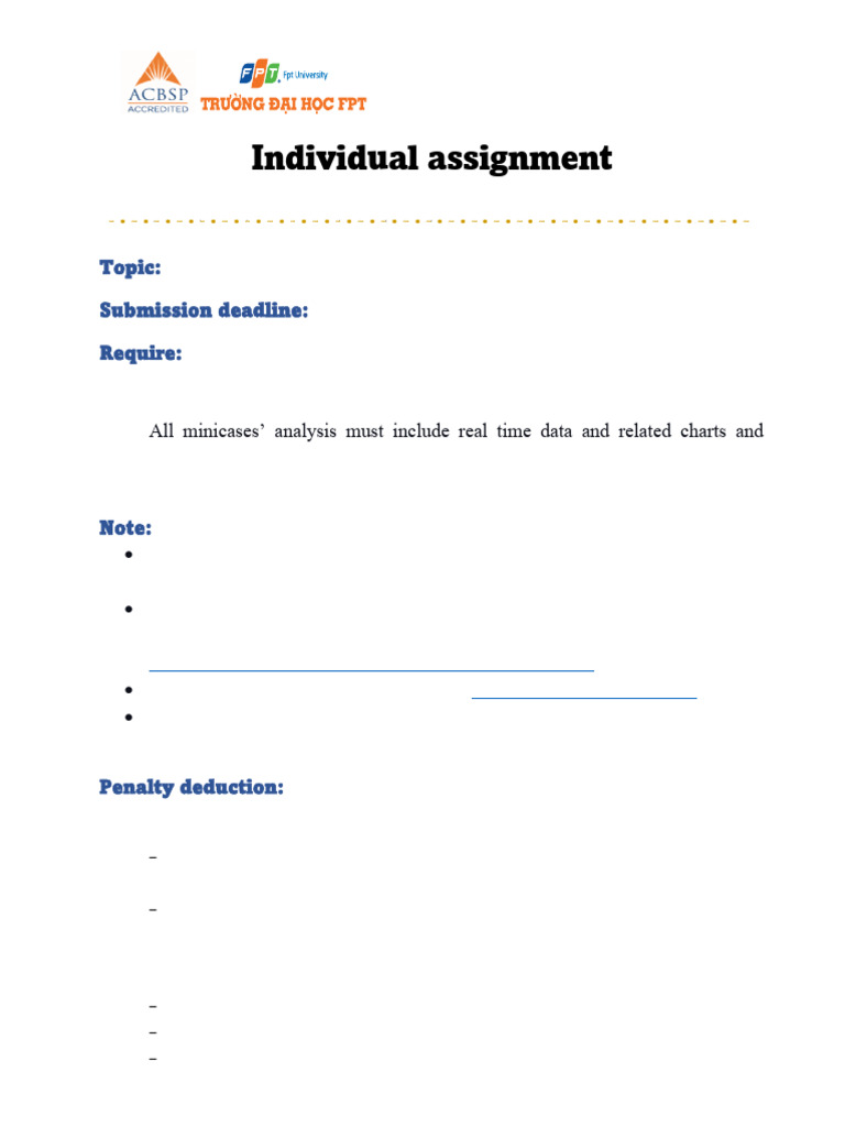 6454ae5a431b066cbfda653c IBF301 Individual Assignment FA24 | PDF | Citation | Data