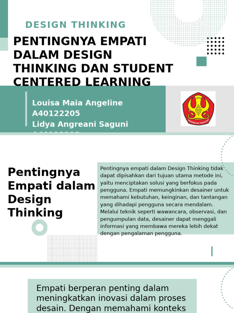 Kel 2 Design Thinking | PDF
