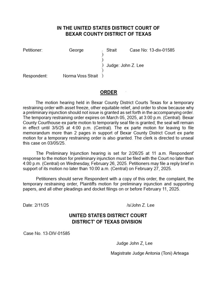 Court Hearing and Assest Frezee | PDF | Complaint | Injunction