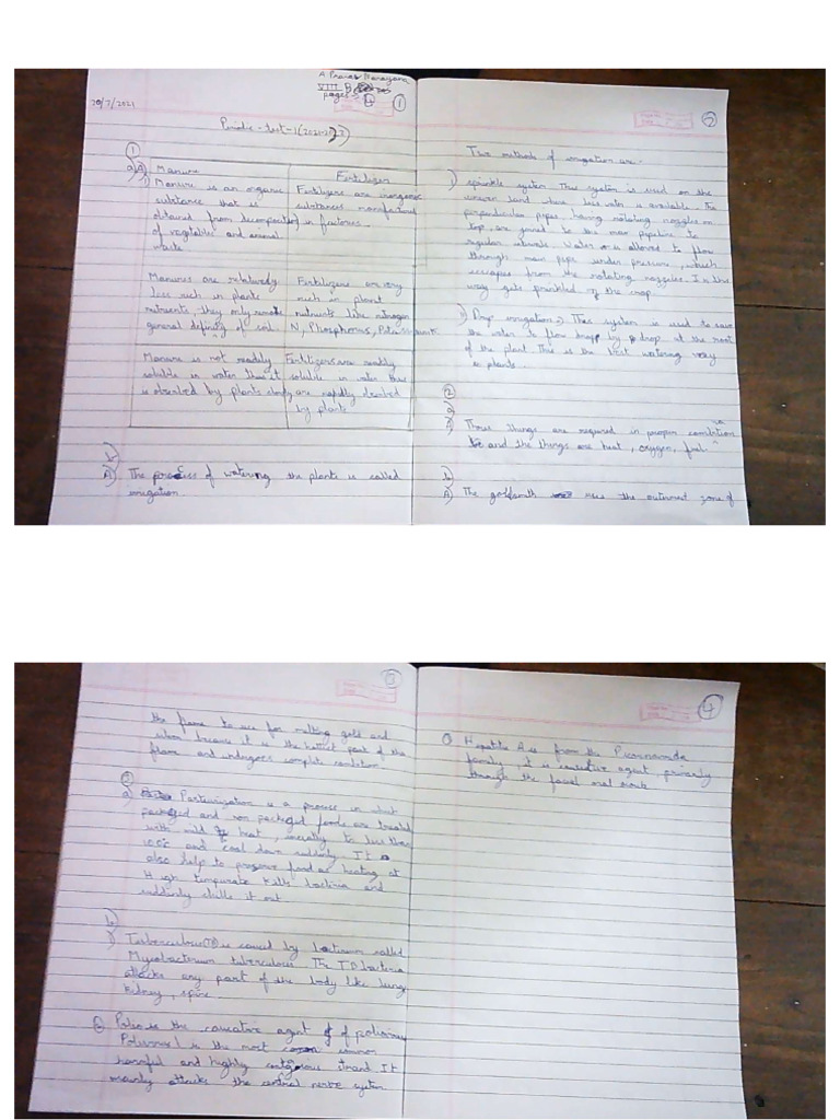 Sci UT-1 Exam Paper | PDF