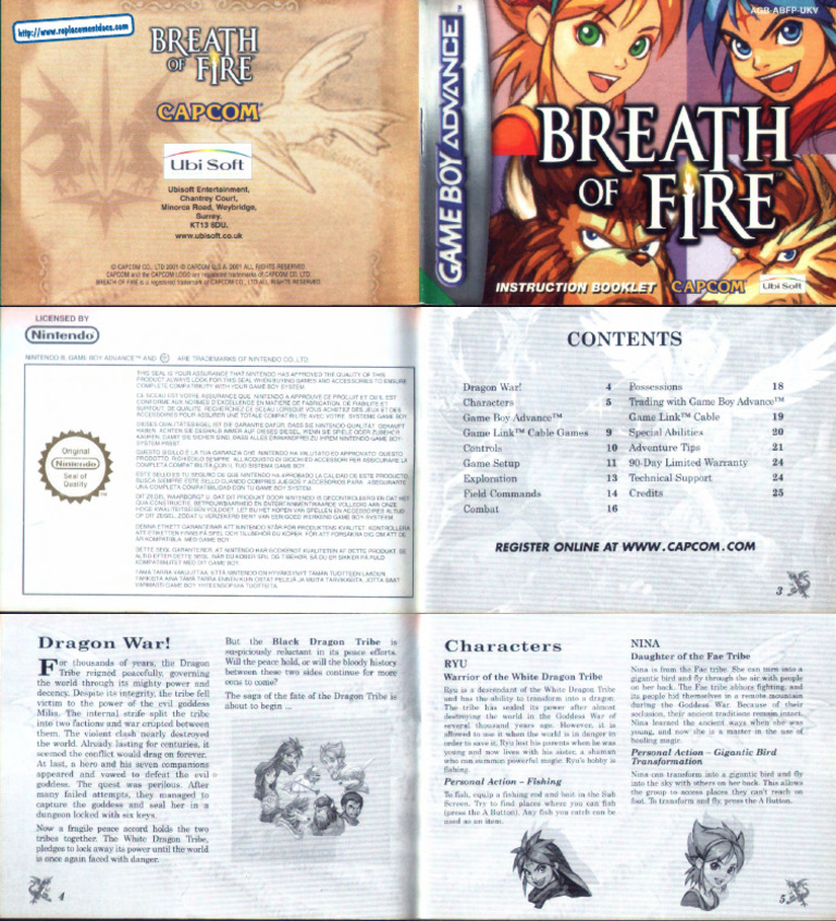 Breath_of_Fire_-_2001_-_Capcom_Co.,_Ltd. | PDF