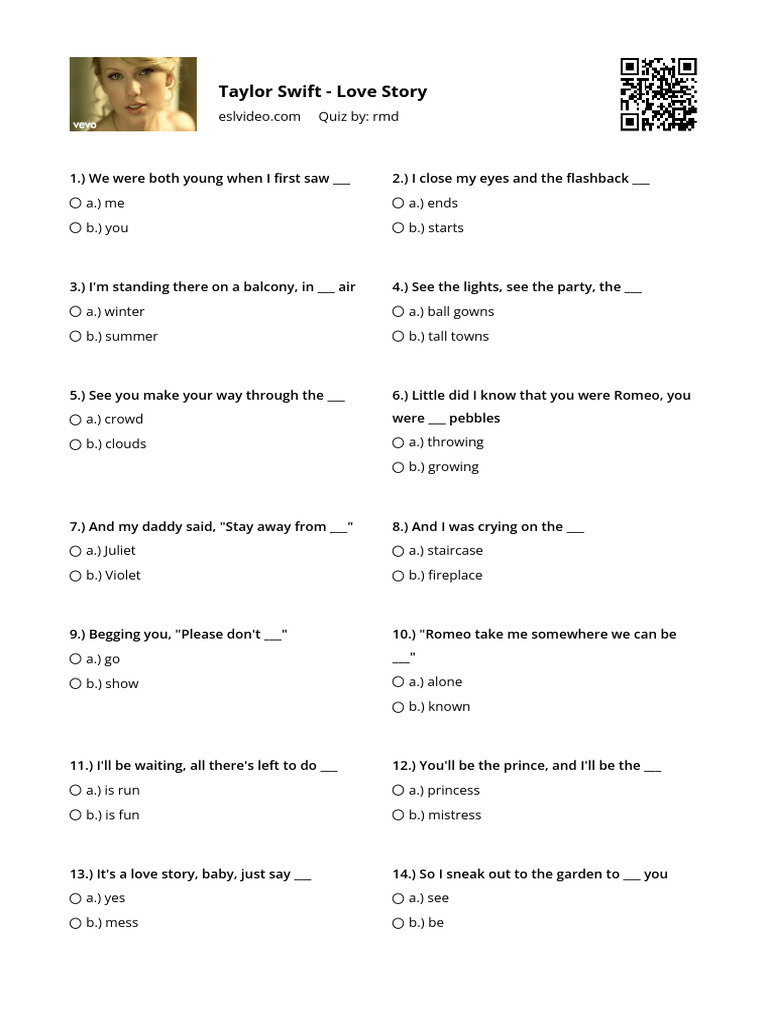 Taylor Swift - Love Story | PDF