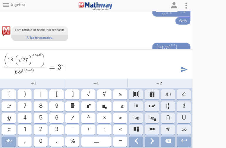 Mathway Algebra Problem Solving Guide | PDF | Mathematics | Algebra