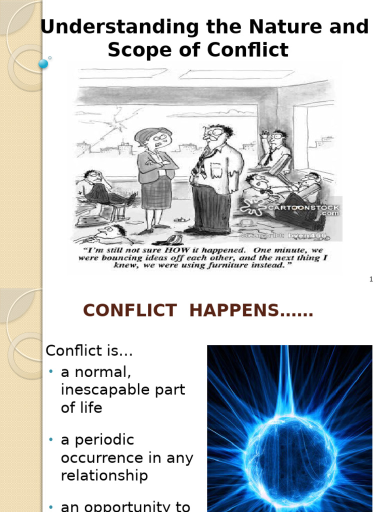 Understanding The Nature and Scope of Conflict | PDF