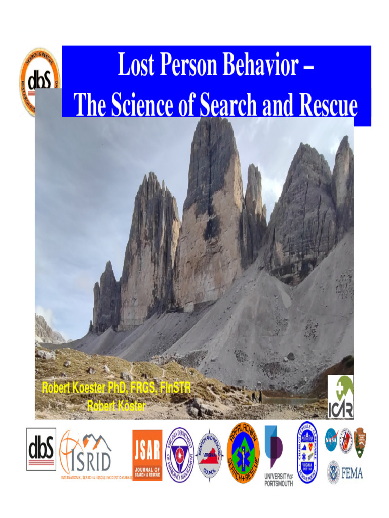 Lost Person Behavior in Search and Rescue | PDF | Heart